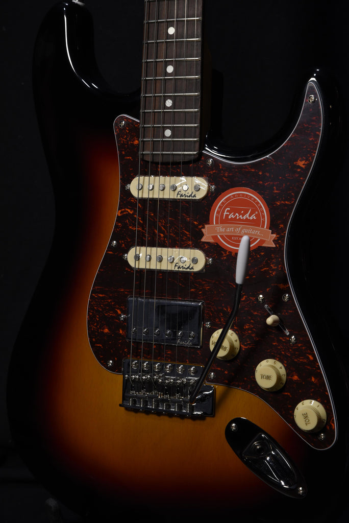 Farida Electric Guitars F5051 Three Tone Sunburst w/ HSS Pickups – The ...
