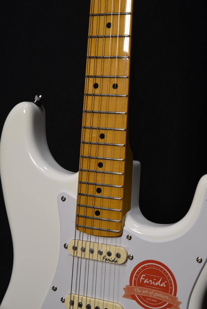 Farida Electric Guitars F5050 White w/ SSS Pickups – The Guitar Shop ...