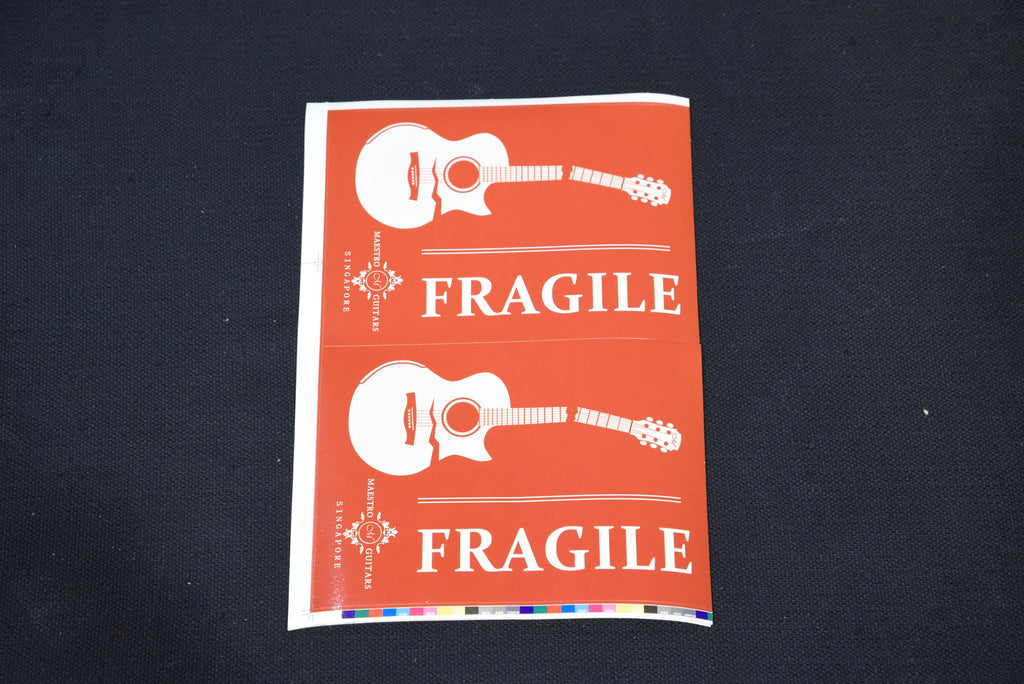 Fragile Sticker Set of 2 – The Guitar Shop Singapore